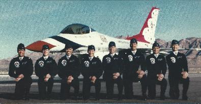 Thunderbirds 1993 Castle Air Force Base, Atwater,CA.